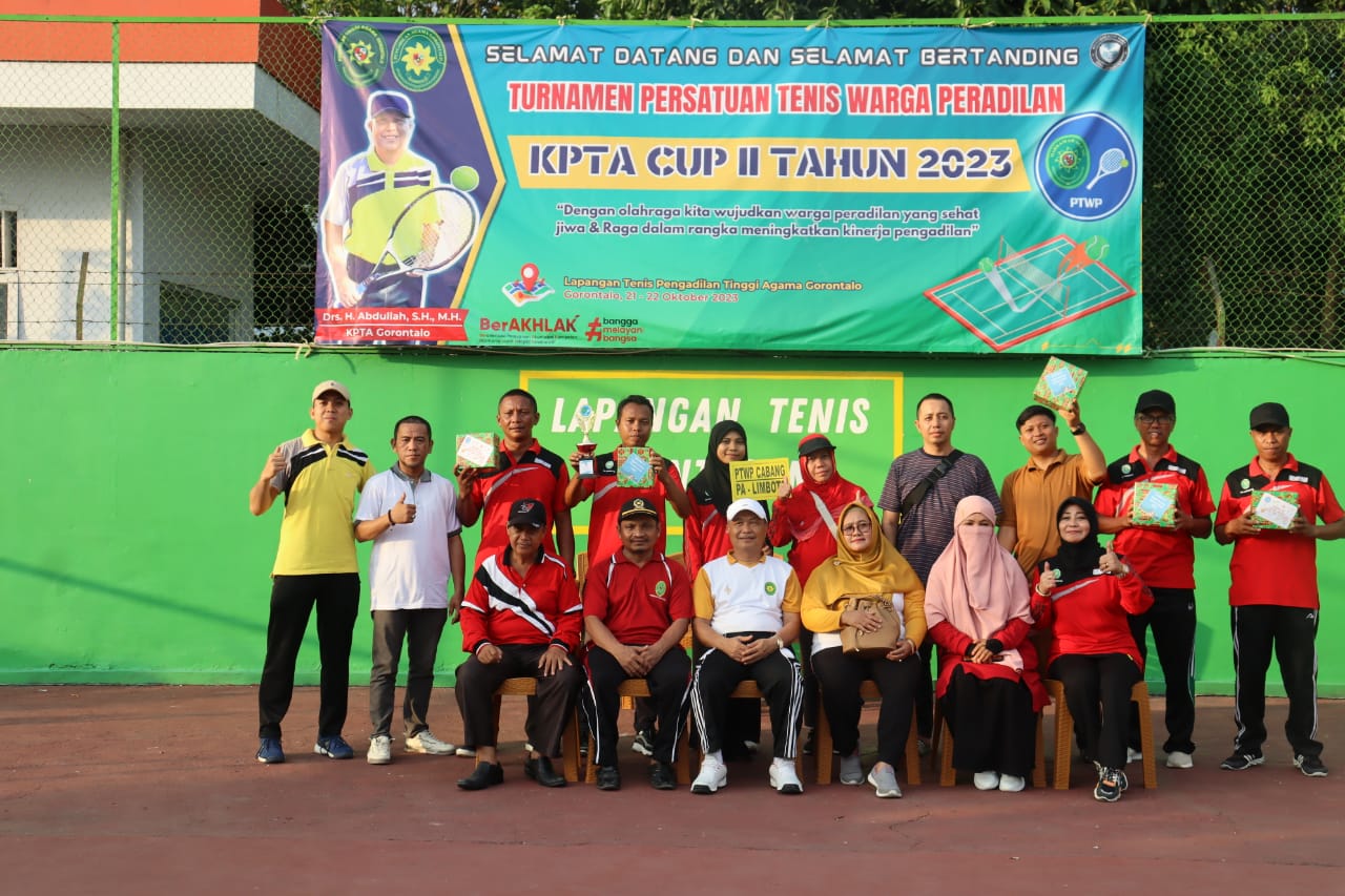 TURNAMEN PTWP KPTA CUP II TAHUN 2023 SERTA PERTEMUAN FORUM SILATURAHMI PTA GORONTALO ...